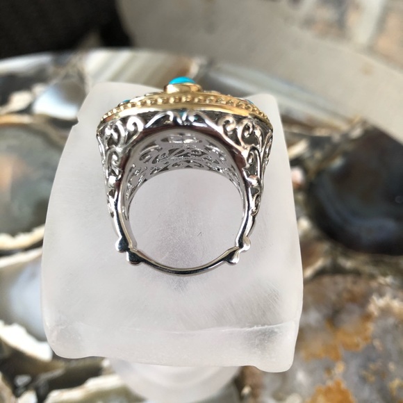 Dallas Prince | Jewelry | Dallas Prince Blue Topazsleeping Beauty Ring ...